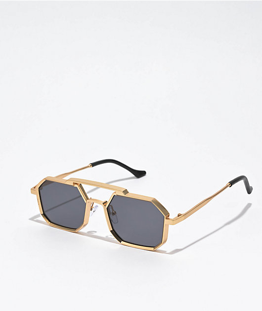 Buzz Gold Metal Pilot Sunglasses | Zumiez