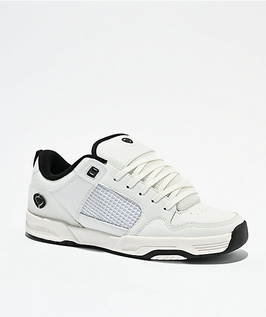 C1RCA Tave TT White & Black Skate Shoes | Zumiez