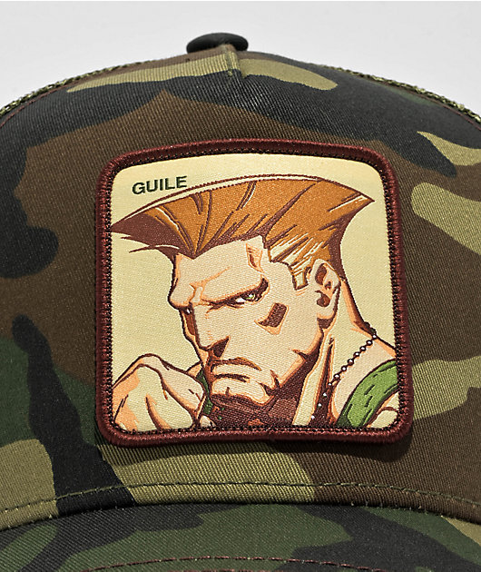CAPSLAB x Street FIghter Guile Camo Trucker Hat | Zumiez