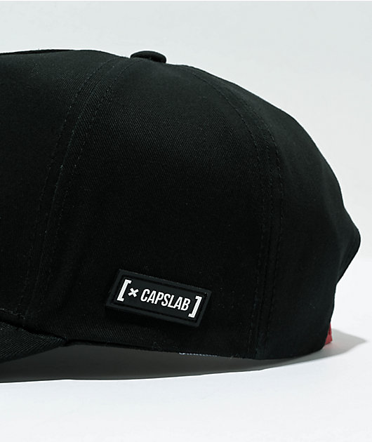 CAPSLAB x Street Fighter Ken Black Snapback Hat | Zumiez