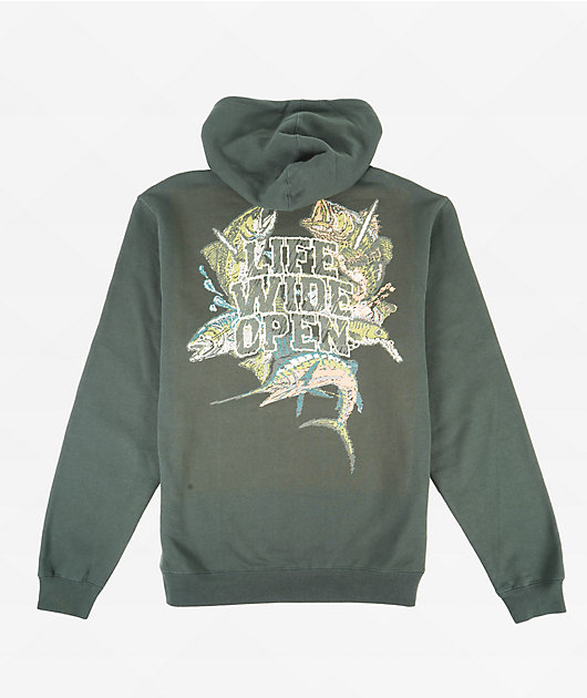CBoysTV Fishing Green Hoodie | Zumiez
