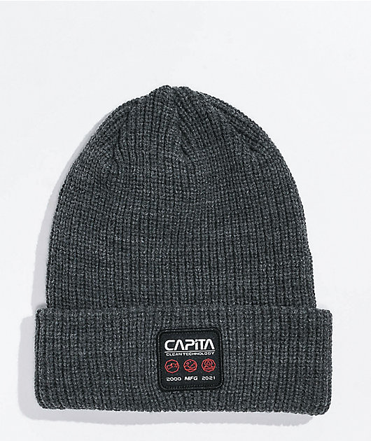 Capita Clean Black Tech Beanie | Zumiez