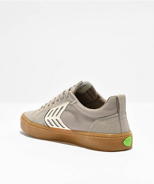 Cariuma Catiba Pro Grey & Gum Skate Shoes | Zumiez