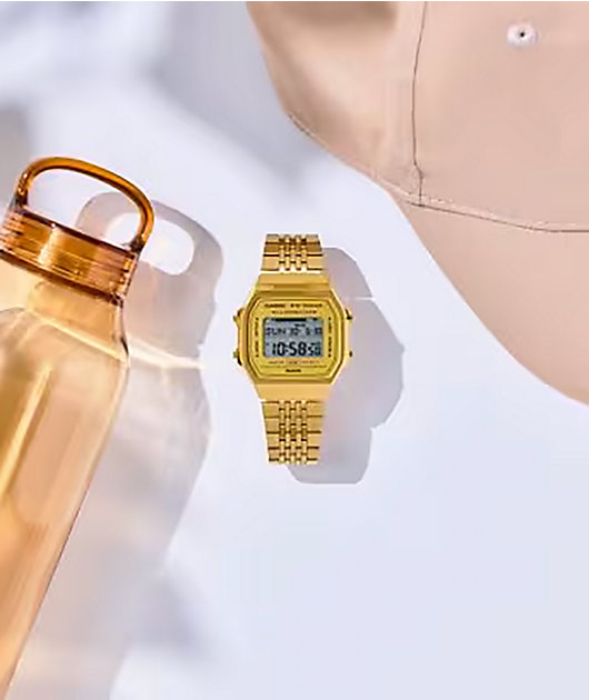 Casio ABL100WEG-9AVT Vintage Gold Digital Watch | Zumiez
