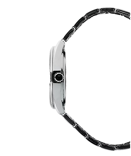 Casio MTP1302D-2AVT Silver & Blue Vintage Analog Watch | Zumiez