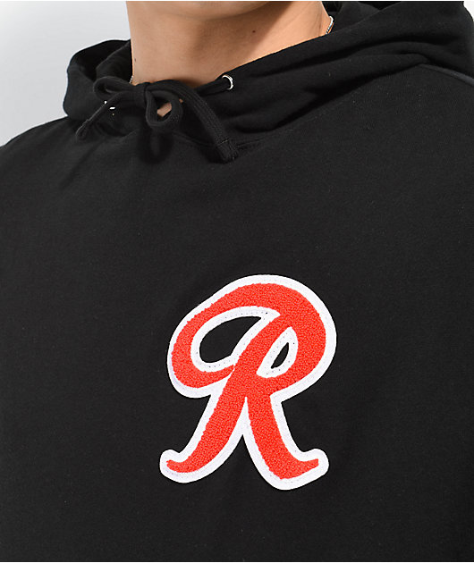 Casual Industrees x Rainier Chenille Black Hoodie | Zumiez