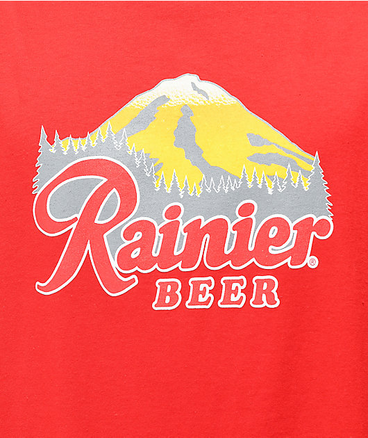 Casual Industrees x Rainier Mt. Rainbeer Red T-Shirt | Zumiez