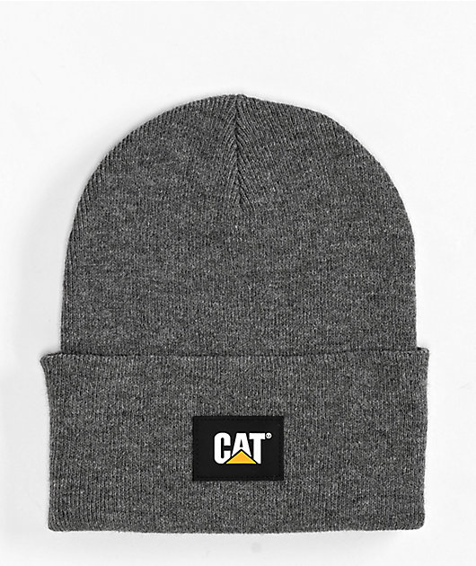 Caterpillar Heather Grey Cuffed Beanie | Zumiez