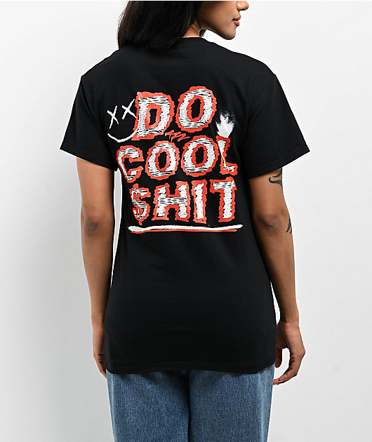 CboysTV Do Cool Shit Black T-Shirt | Zumiez