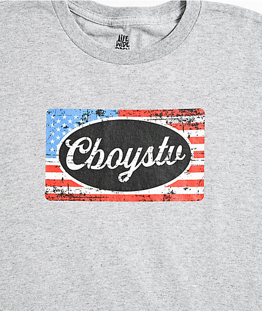 CboysTV Kids Stars & Bars Grey T-Shirt | Zumiez