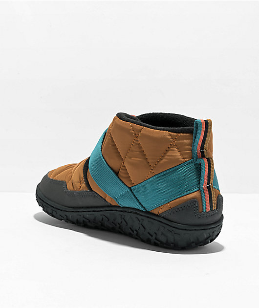 Chaco Ramble Puff Retro Camel Brown Shoes | Zumiez