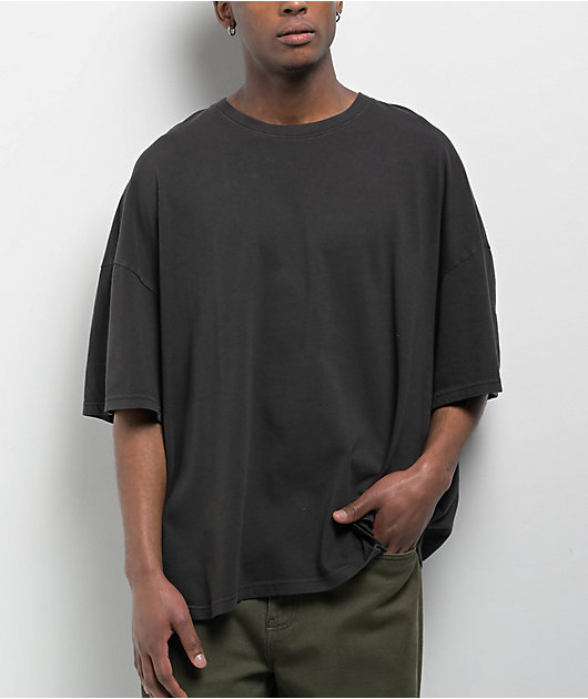 Champion Riggins Drop Shoulder Black Wash T-Shirt | Zumiez