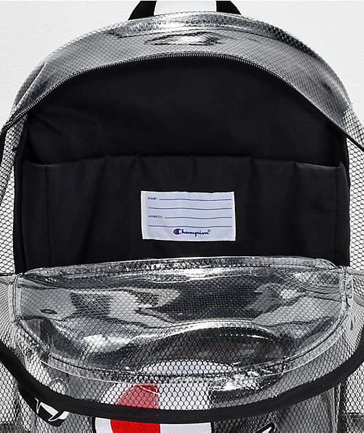 Champion Supercize Black & Clear Backpack | Zumiez