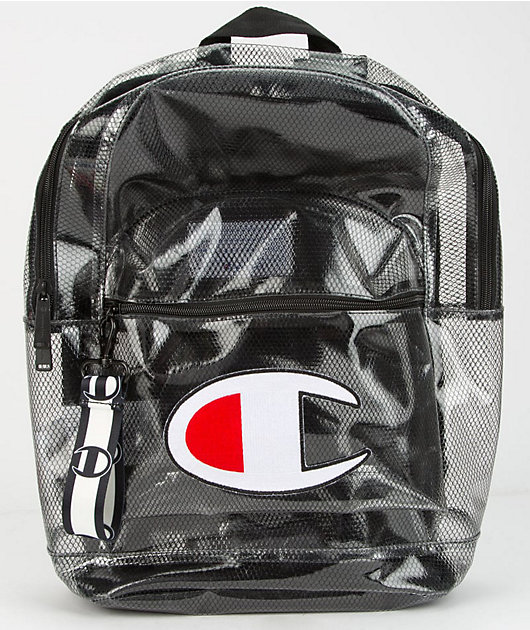 Champion Supercize Black & Clear Backpack | Zumiez
