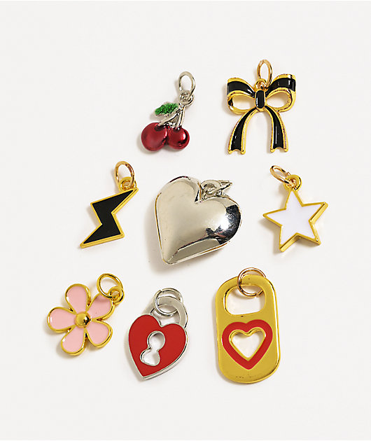 CharCharms Heart Core 8 Pack Shoe Charms | Zumiez