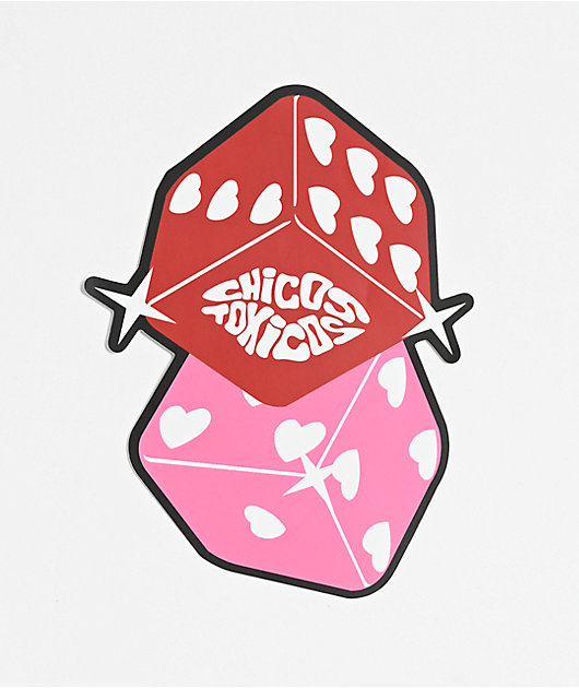 Chicos Toxicos Dice Sticker | Zumiez