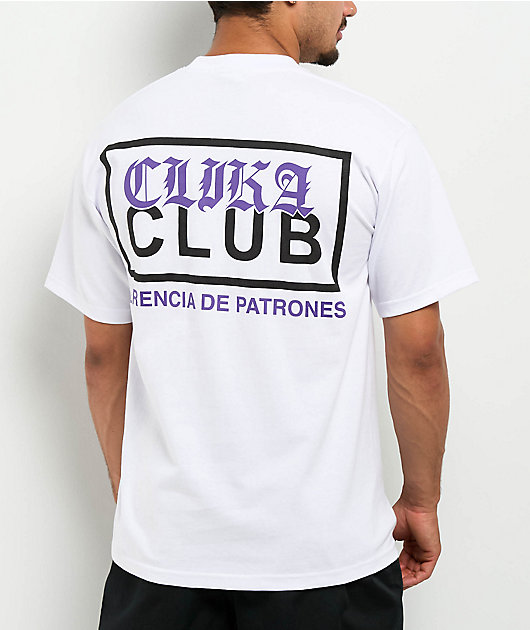 Clika by Herencia de Patrones x Pro Club Heavyweight White T-Shirt | Zumiez