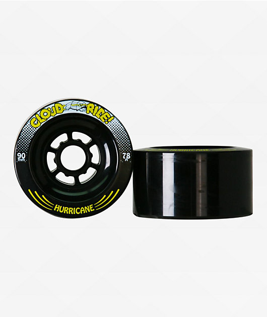 Cloud Ride Hurricane Black 90mm 78a Cruiser Wheels | Zumiez