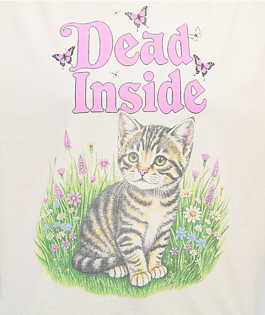 Club Vintage Dead Inside White T-Shirt | Zumiez