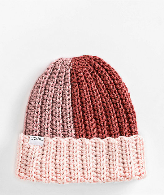 Coal Naima Dusty Rose Pink Beanie | Zumiez