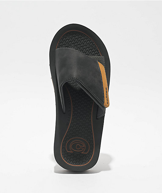 Cobian DRT Charcoal Slide Sandals | Zumiez