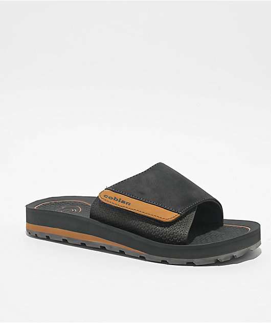 Cobian DRT Charcoal Slide Sandals | Zumiez
