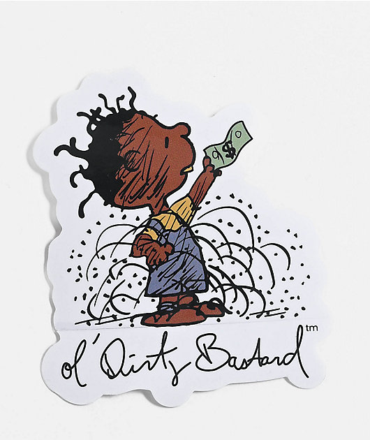 Color Bars x ODB Dirt Dog Sticker | Zumiez