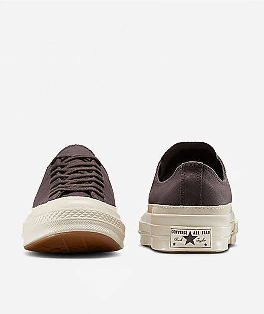 Converse Chuck 70 Canvas & Suede Rugged Brown Shoes | Zumiez