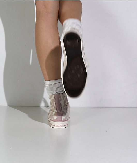 Converse Chuck Taylor All Star Leopard Egret & Flush Stone High Top ...