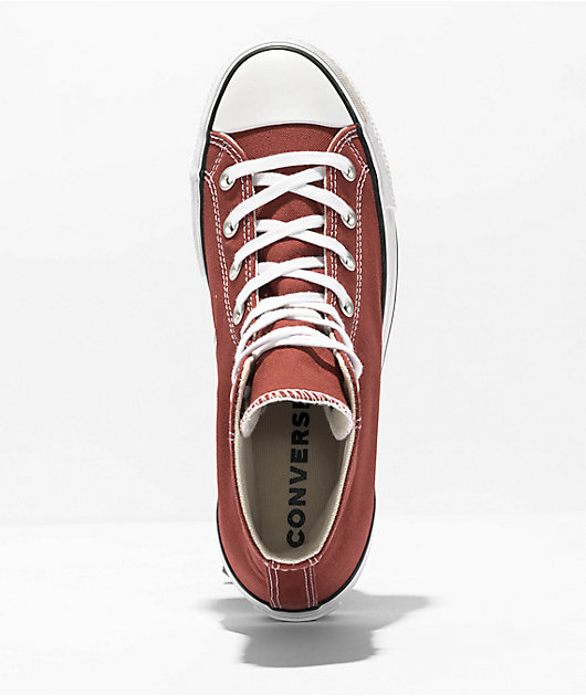 Converse Chuck Taylor All Star Lift Ritual Red High Top Platform Shoes