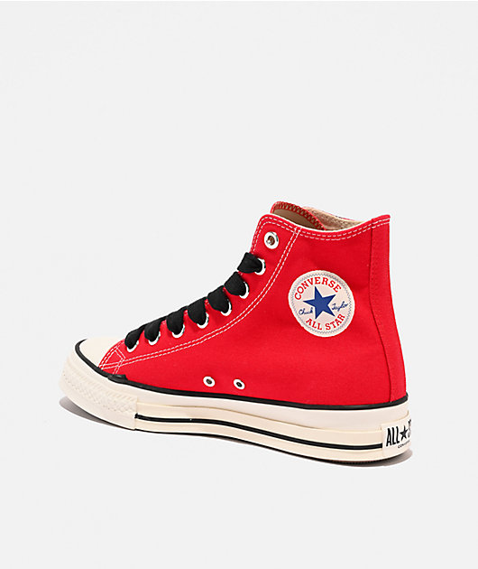 Converse Chuck Taylor All Star Throwback Red & White High Top Shoes ...