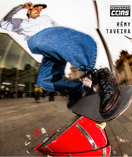 Converse Remy Taveira Fastbreak Pro Mid Black Skate Shoes | Zumiez