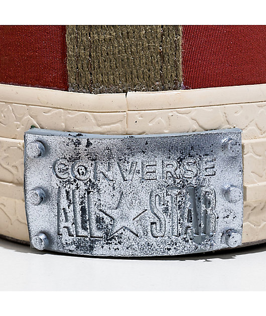 Converse x Naruto Chuck Taylor All Star Gaara Ritual Red & Natural ...