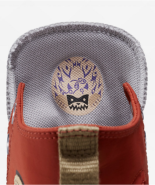 Converse x Naruto Chuck Taylor All Star Gaara Ritual Red & Natural ...