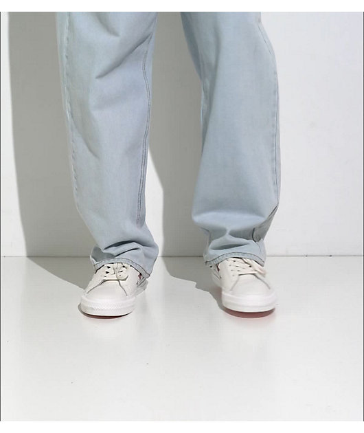 Converse x Turnstile One Star Pro White Skate Shoes | Zumiez