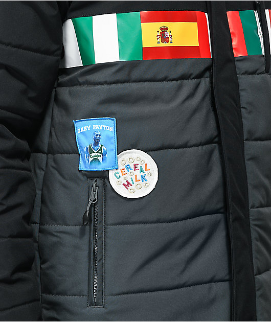 Cookies Award Tour Black Puffer Jacket | Zumiez