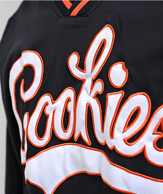 Cookies Bases Loaded Black & Orange Pullover Jacket | Zumiez