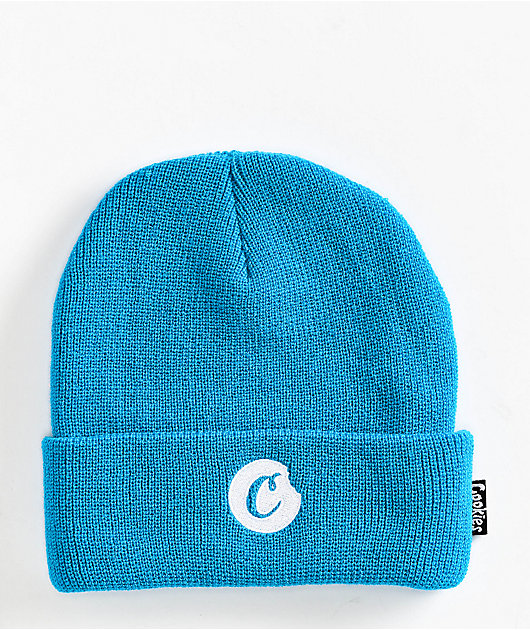Cookies C Bite Blue Beanie | Zumiez