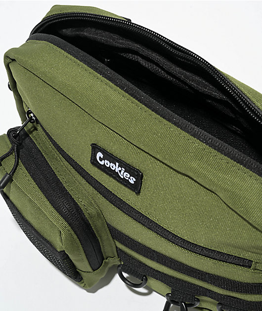 Cookies Fowler Utility Olive Crossbody Bag | Zumiez