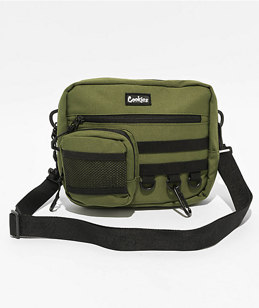 Cookies Fowler Utility Olive Crossbody Bag | Zumiez