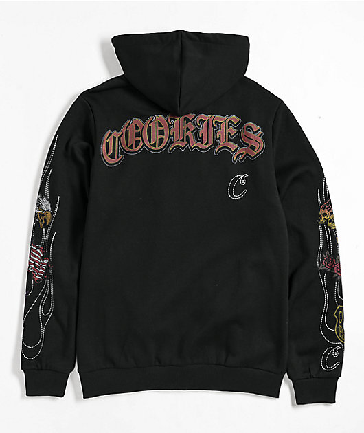 Cookies Highway Black Zip Hoodie | Zumiez