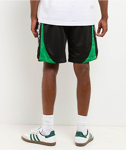 Cookies Lake Como Black & Green Mesh Shorts | Zumiez
