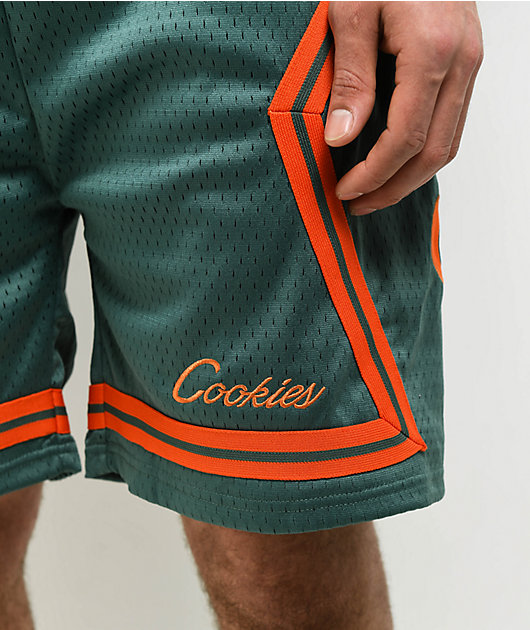 Cookies Legacy Green Mesh Shorts | Zumiez