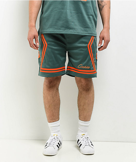 Cookies Legacy Green Mesh Shorts | Zumiez