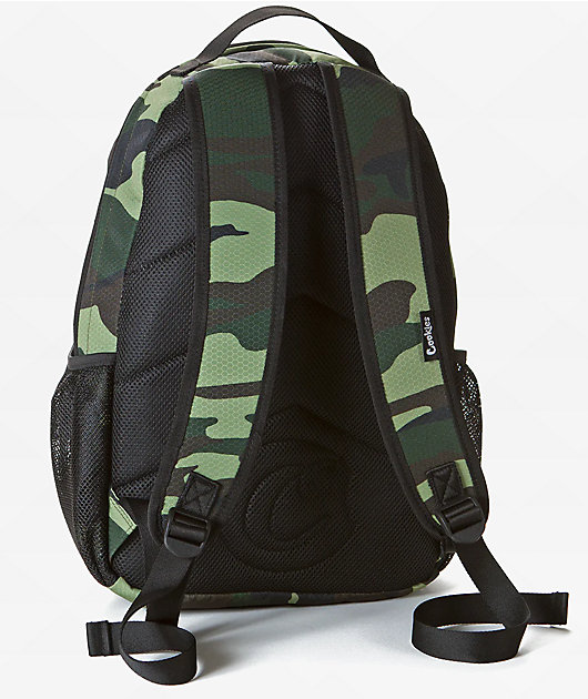 Cookies Non-Standard Green Camo Ripstop Smellproof Backpack | Zumiez