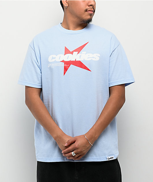 Cookies Star Light Blue T-Shirt | Zumiez