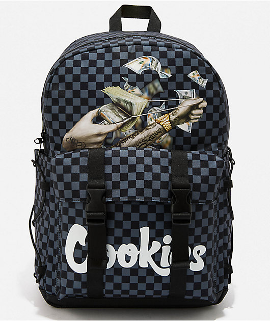 Cookies Throwin Bands Black & Grey Backpack | Zumiez