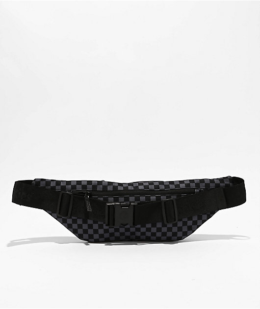Cookies Throwin Bands Parker Black & Grey Checkerboard Fanny Pack | Zumiez