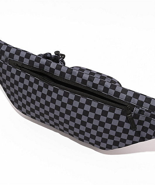 Cookies Throwin Bands Parker Black & Grey Checkerboard Fanny Pack | Zumiez