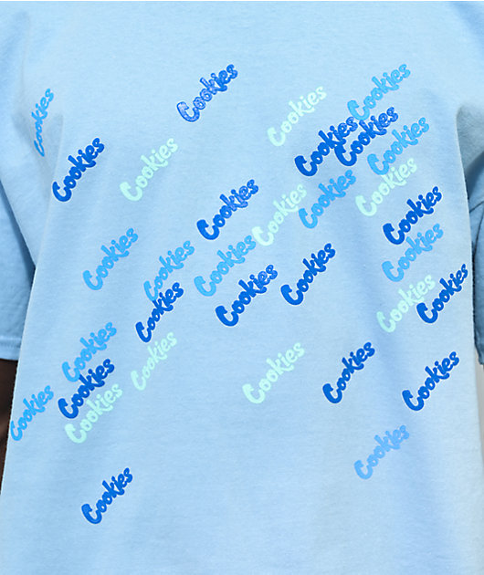 Cookies Triple Beam Blue T-Shirt | Zumiez
